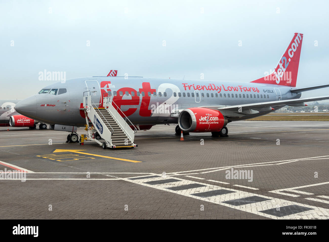 Jet2 Boeing 737-377 on Edinburgh Airport, Scotland, UK Stock Photo - Alamy