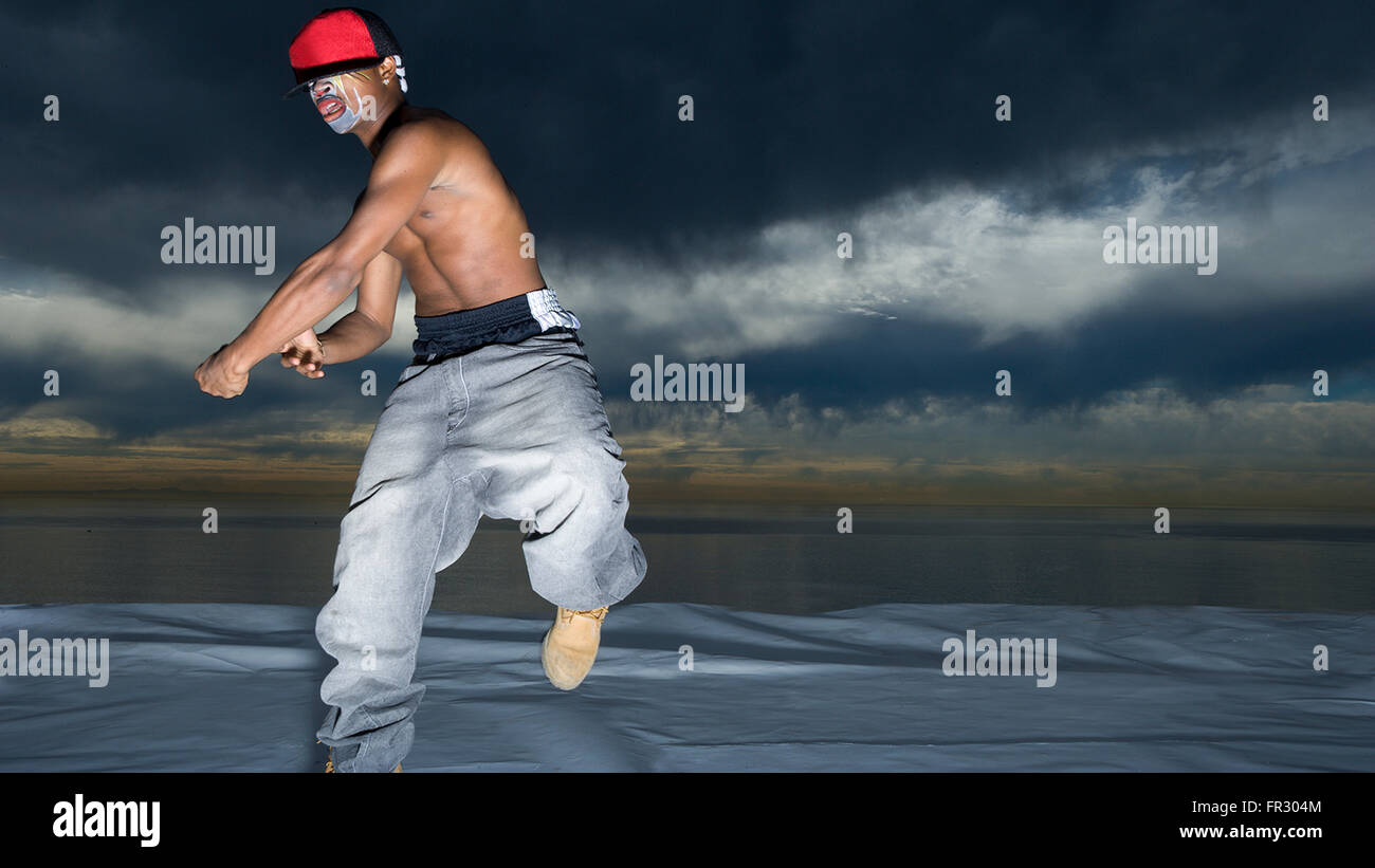 LOS ANGELES, CA – DECEMBER 09: Krump dancer Bop in Los Angeles ...