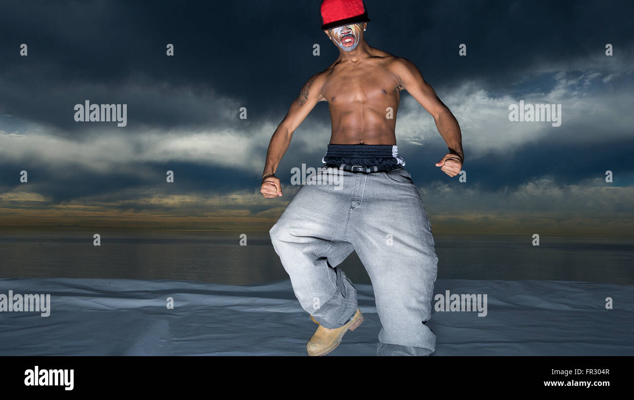 LOS ANGELES, CA – DECEMBER 09: Krump dancer Bop in Los Angeles ...