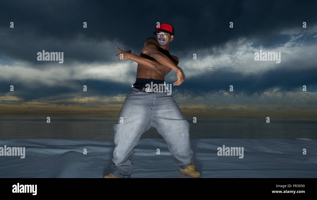 LOS ANGELES, CA – DECEMBER 09: Krump dancer Bop in Los Angeles ...