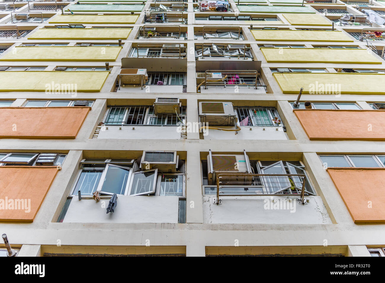 Colorful building look up outside Stock Photo - Alamy