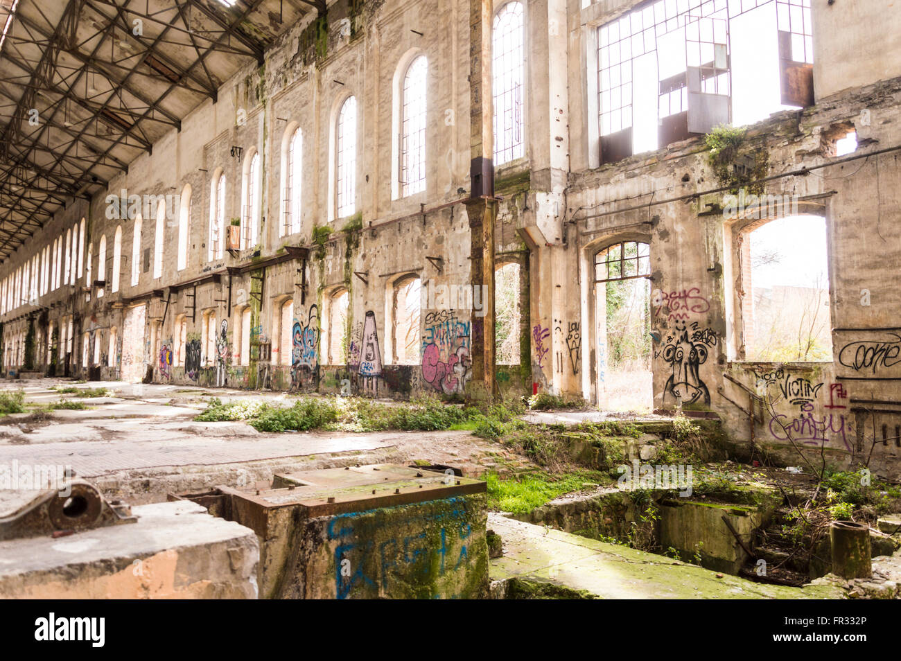 Old abandoned factory Stock Photo - Alamy