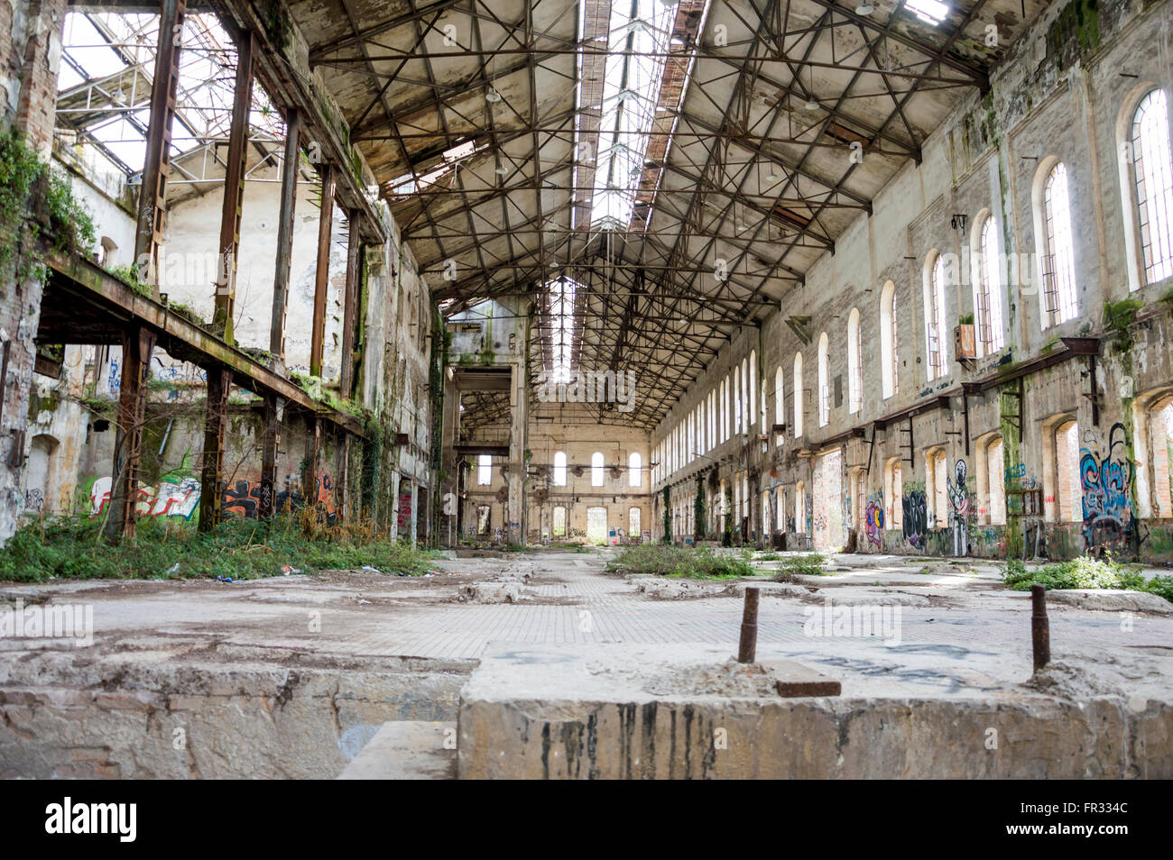 Old abandoned factory Stock Photo - Alamy