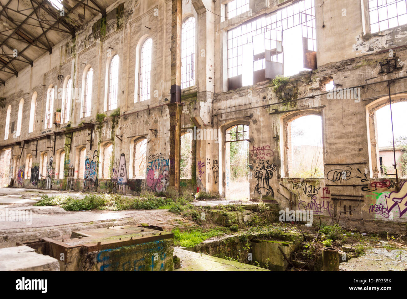 Old abandoned factory Stock Photo - Alamy