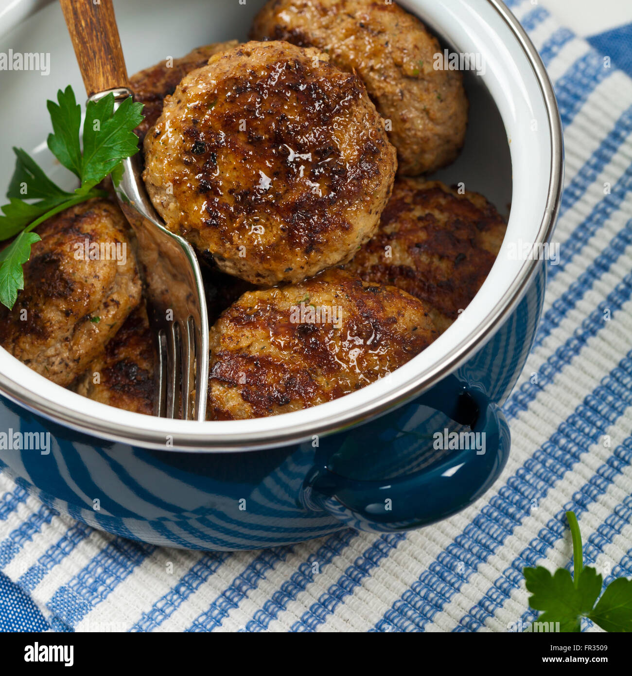 Sausage patties hi-res stock photography and images - Alamy
