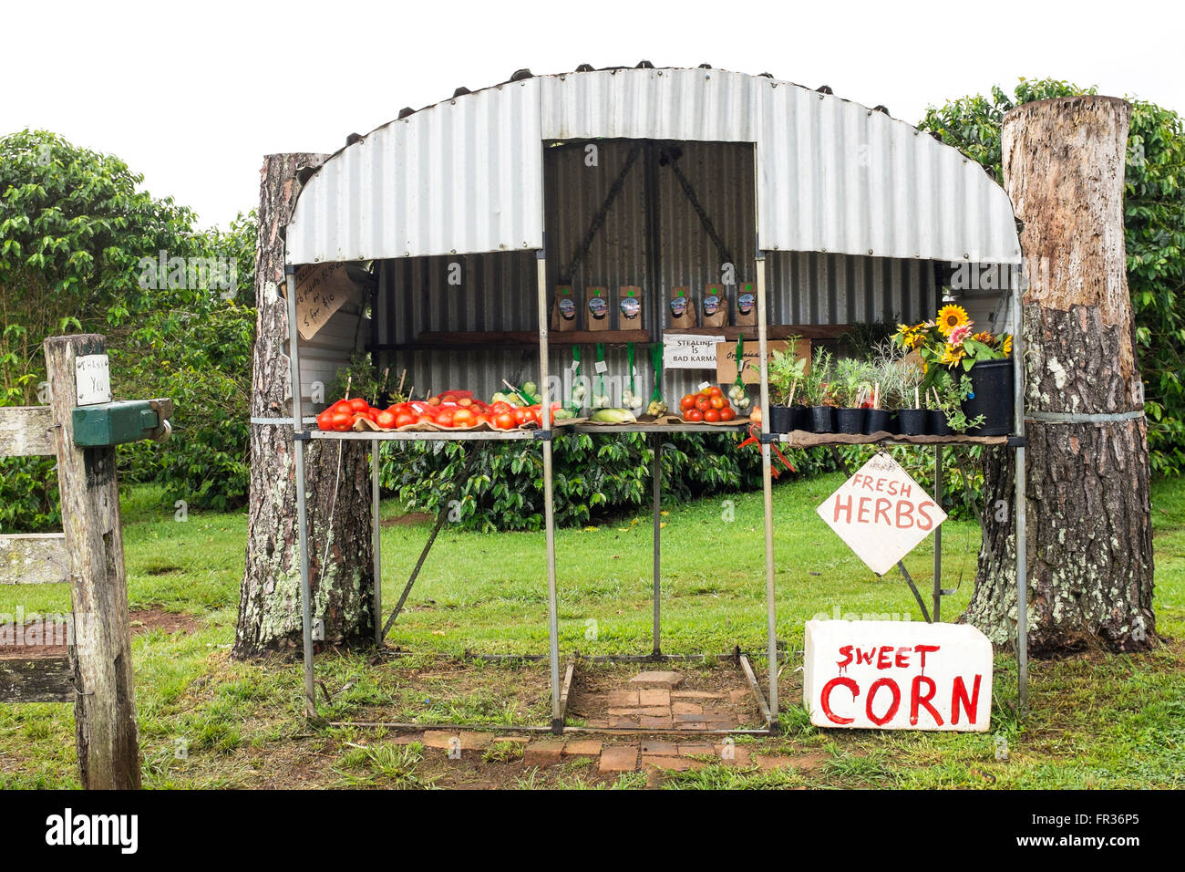 Australian roadside stall hi-res stock photography and images - Alamy