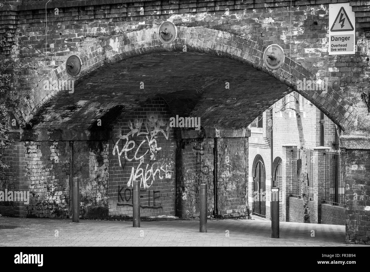 Railway Arches on Assembly Street, Leeds, West Yorkshire, England Stock ...