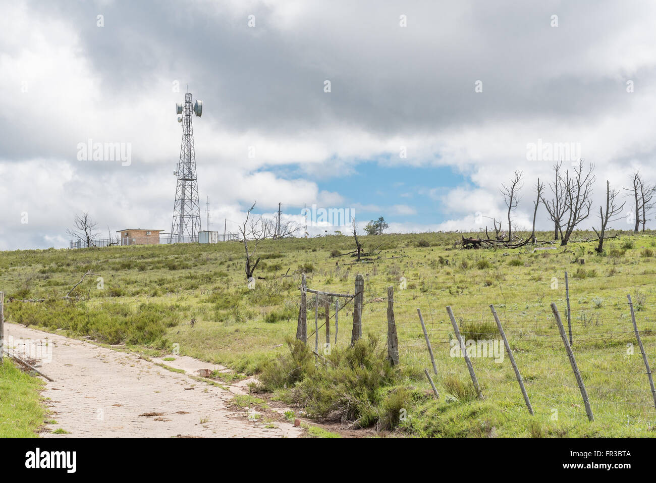 SUURBERGPAS, SOUTH AFRICA - FEBRUARY 21, 2016: A microwave ...