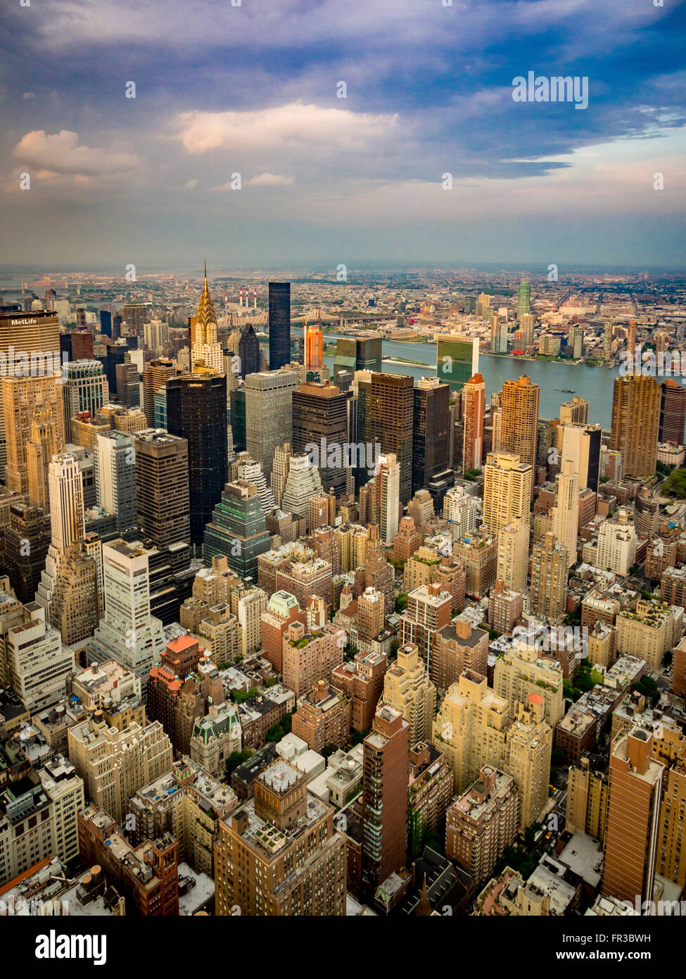 Chrysler building new york city aerial hi-res stock photography and ...