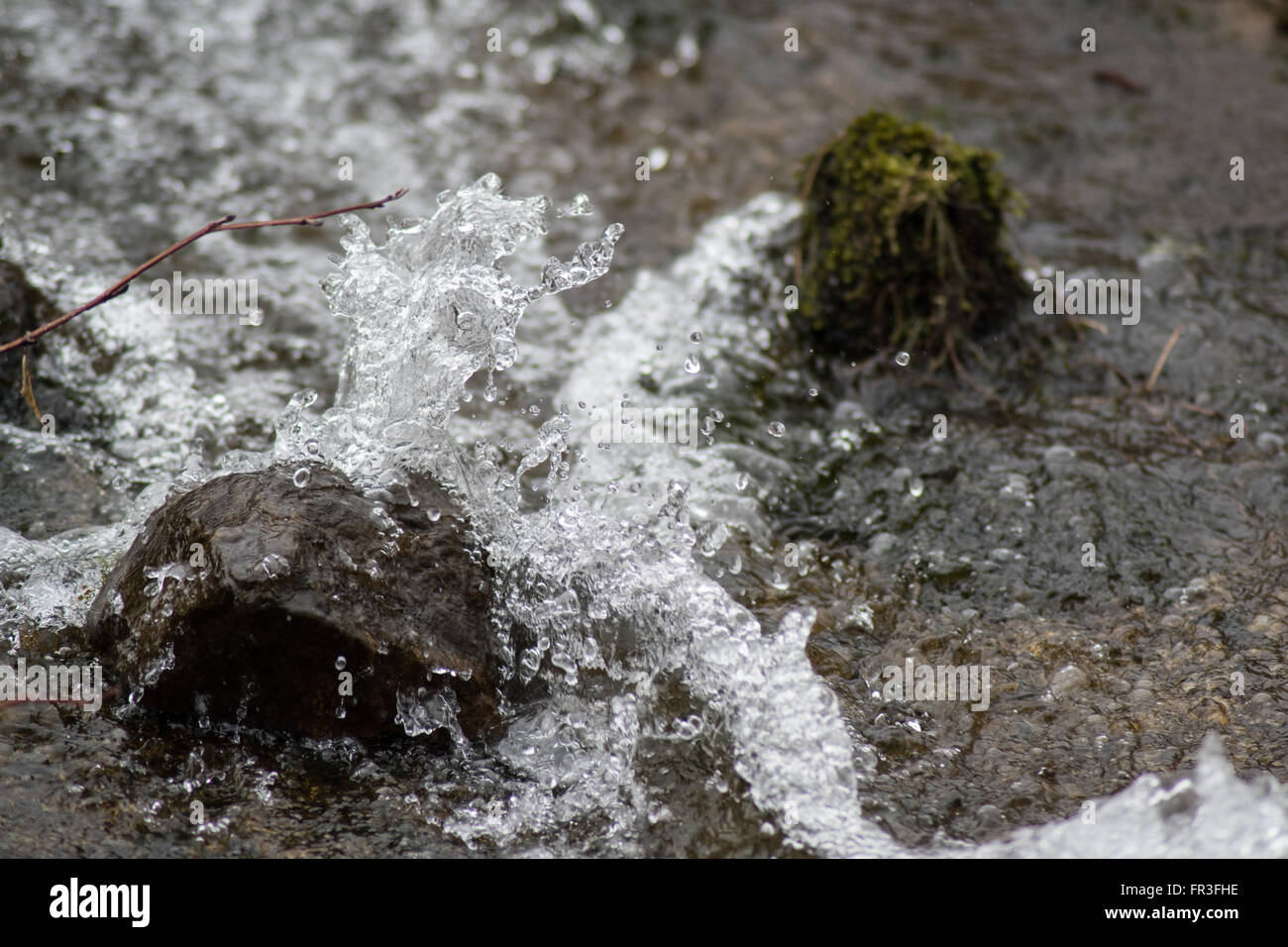 Stream into rock hi-res stock photography and images - Alamy