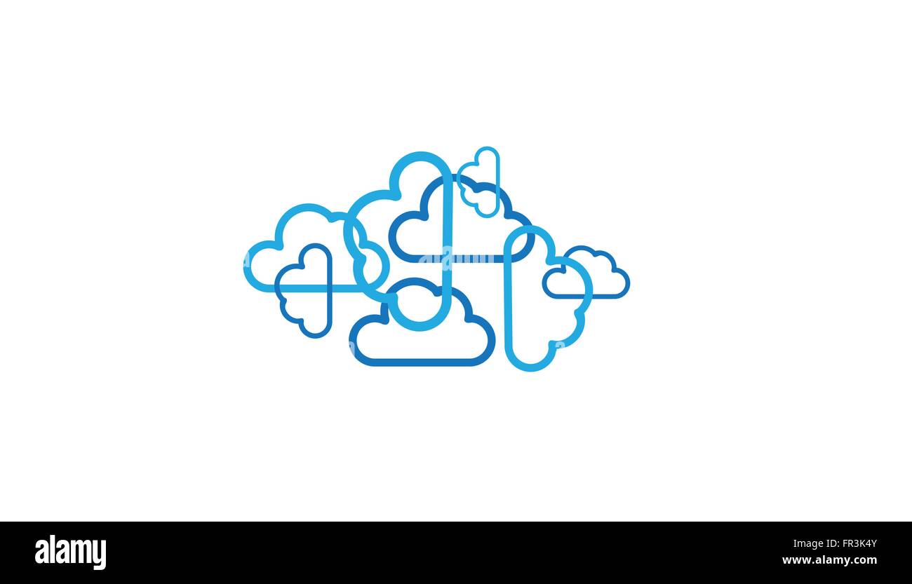 Cloud design Illustration Stock Vector Image & Art - Alamy