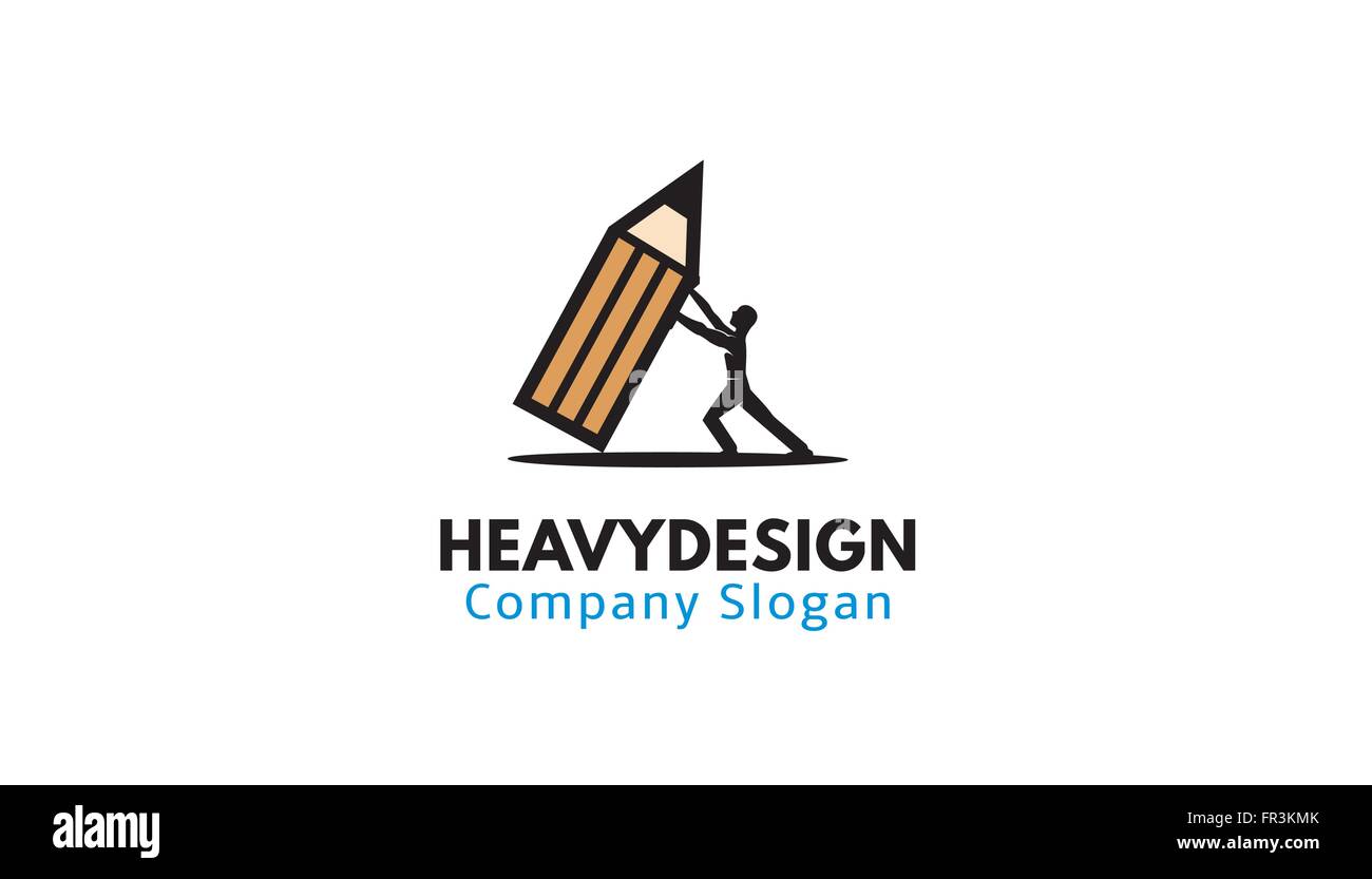 Heavy Design Illustration Stock Vector Image & Art - Alamy