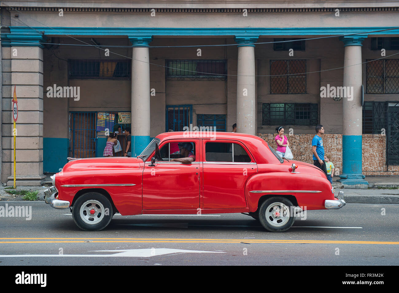 Vintage red car hi-res stock photography and images - Alamy