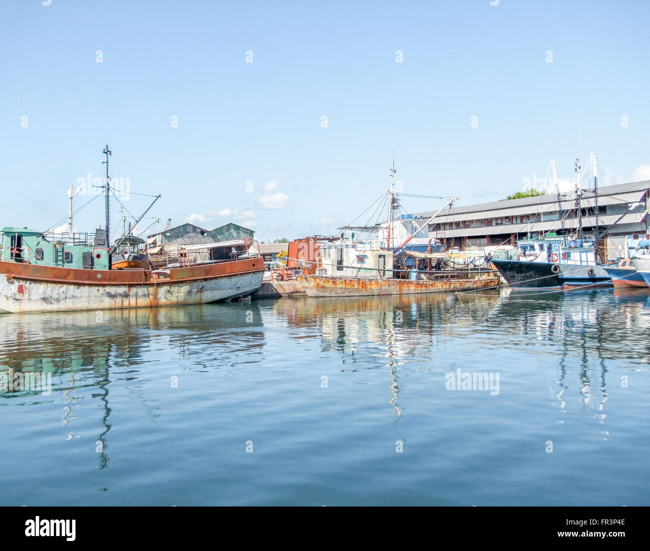 waterside harbor scenery in Havana, the capital city of Cuba Stock ...