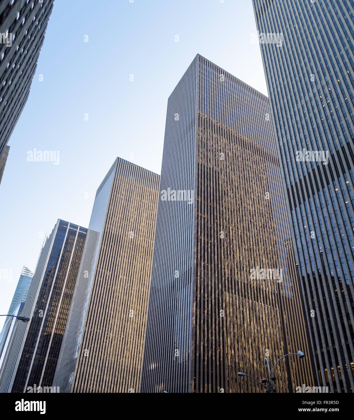 skyscraper scenery seen in New York City (USA Stock Photo - Alamy