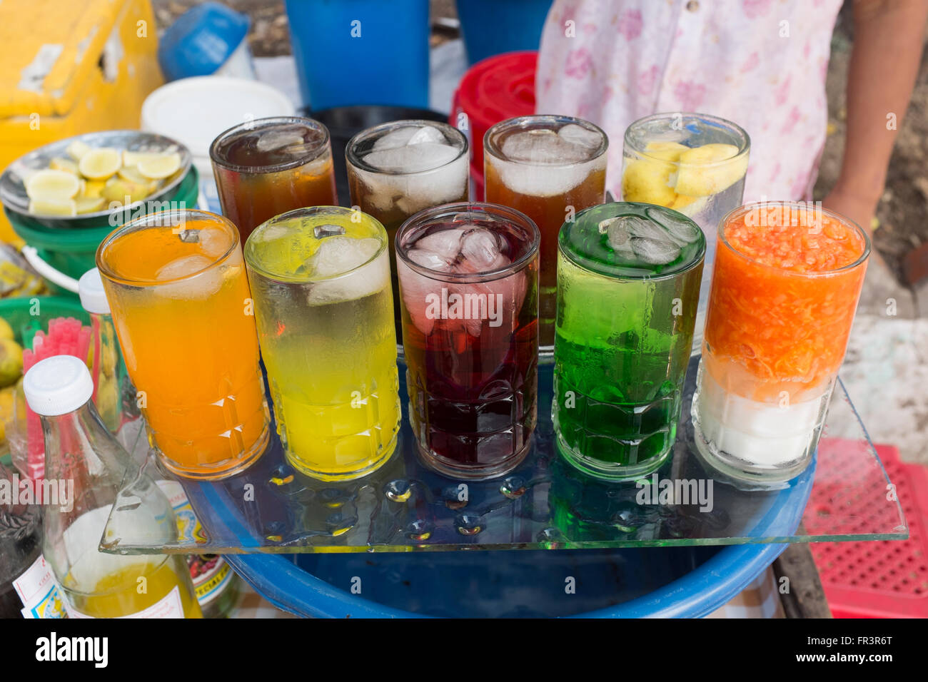 Street Food Stall Rangoon Myanmar Stock Photos & Street Food Stall ...
