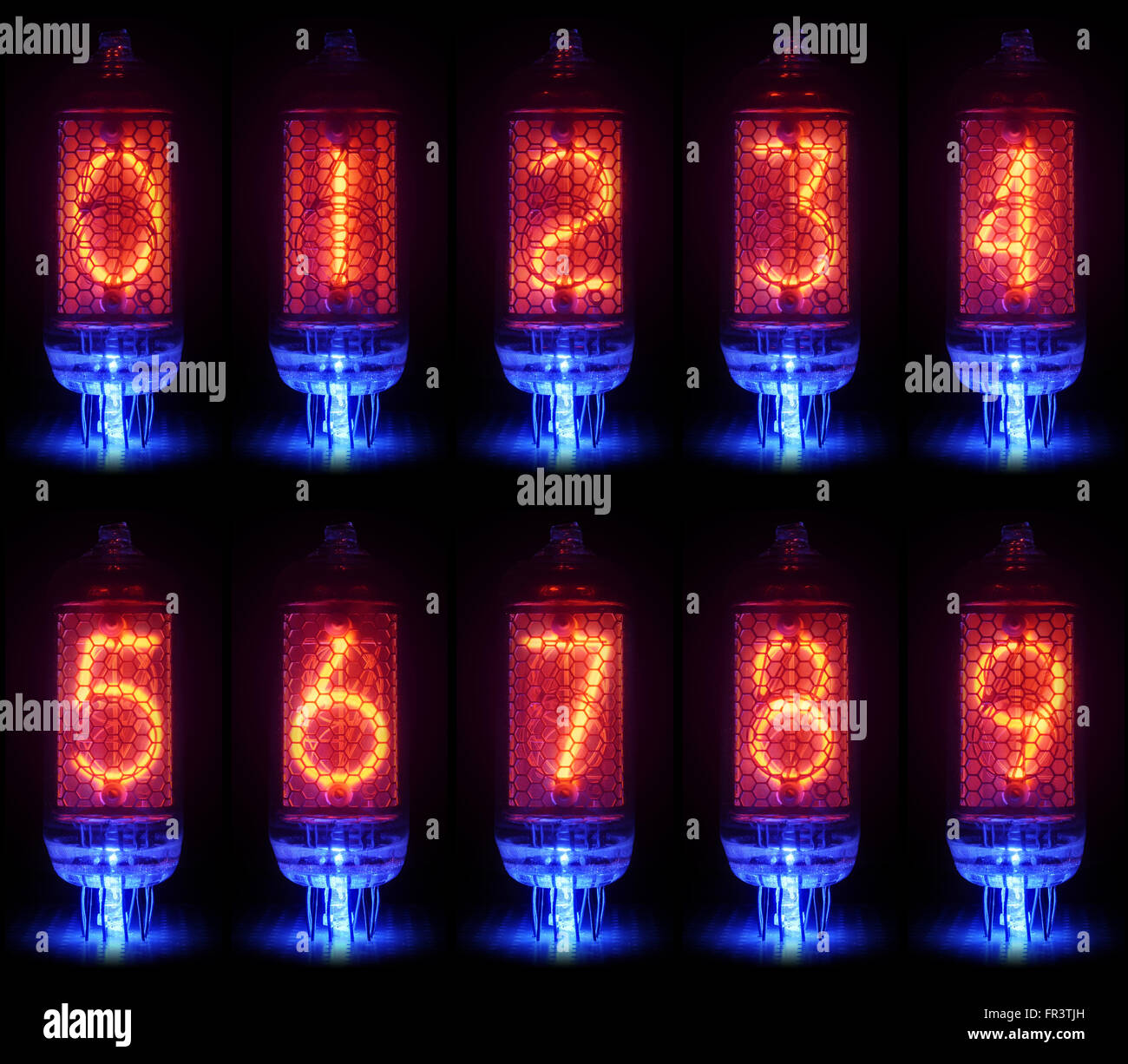 Nixie clock hi-res stock photography and images - Alamy