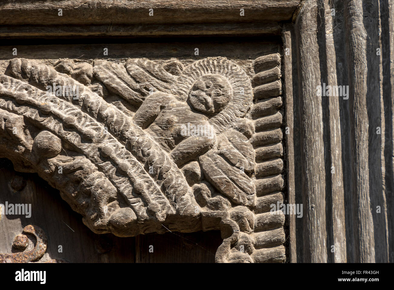 Medieval architecture wood carving hi-res stock photography and images ...
