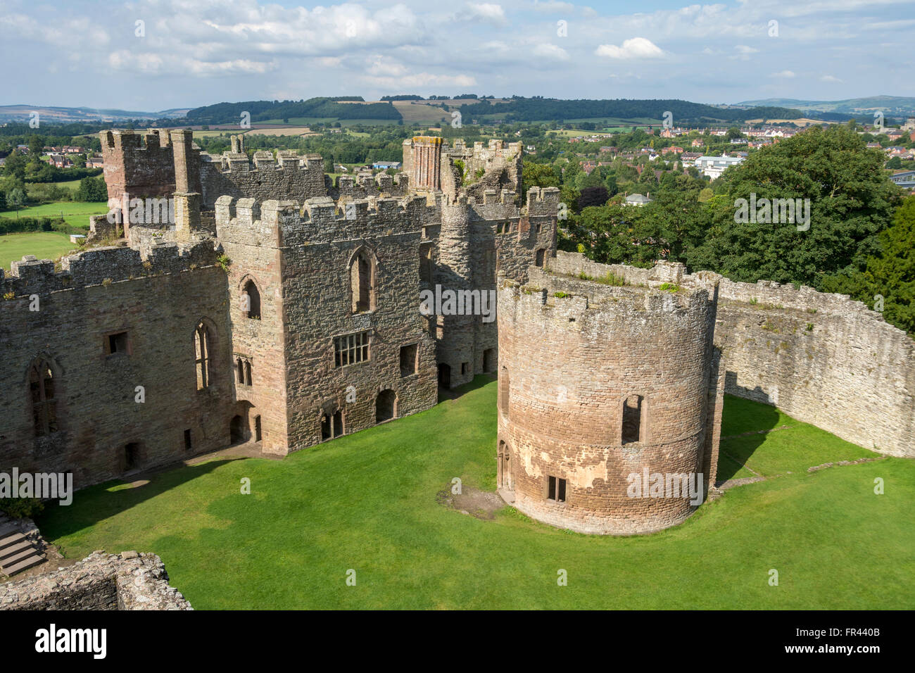 The Outer Bailey Of A Castle