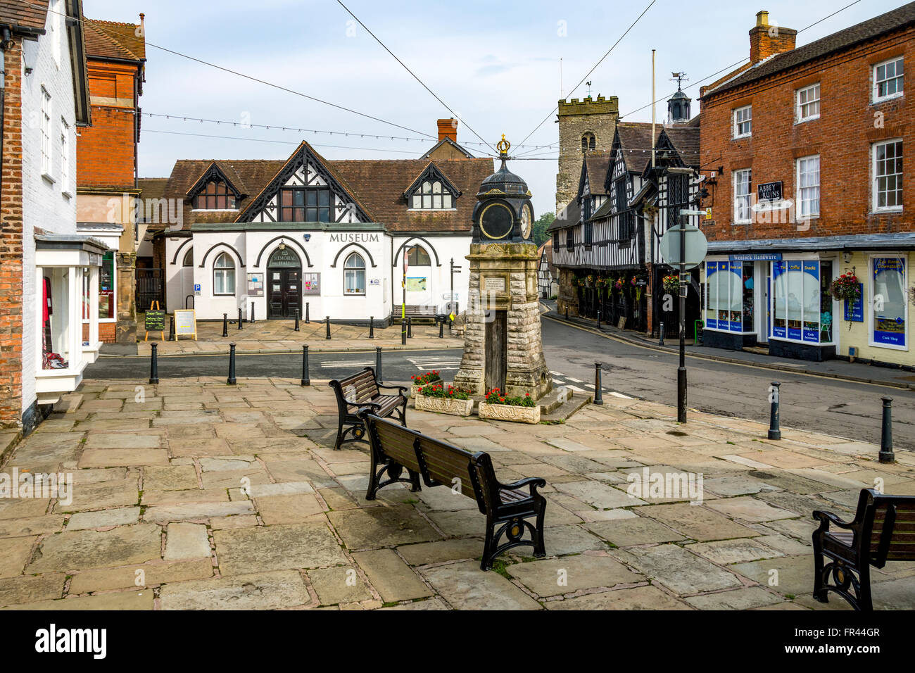 The Memorial Hall Museum and Visitor Centre, and the Memorial Clock ...