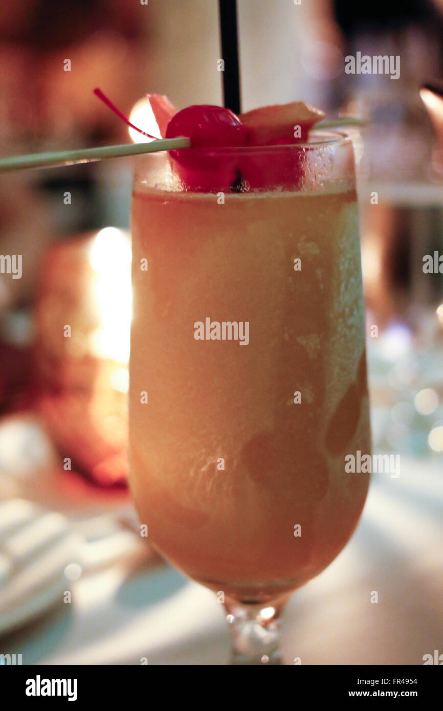 Goombay Smash drink in the Bahamas Stock Photo - Alamy