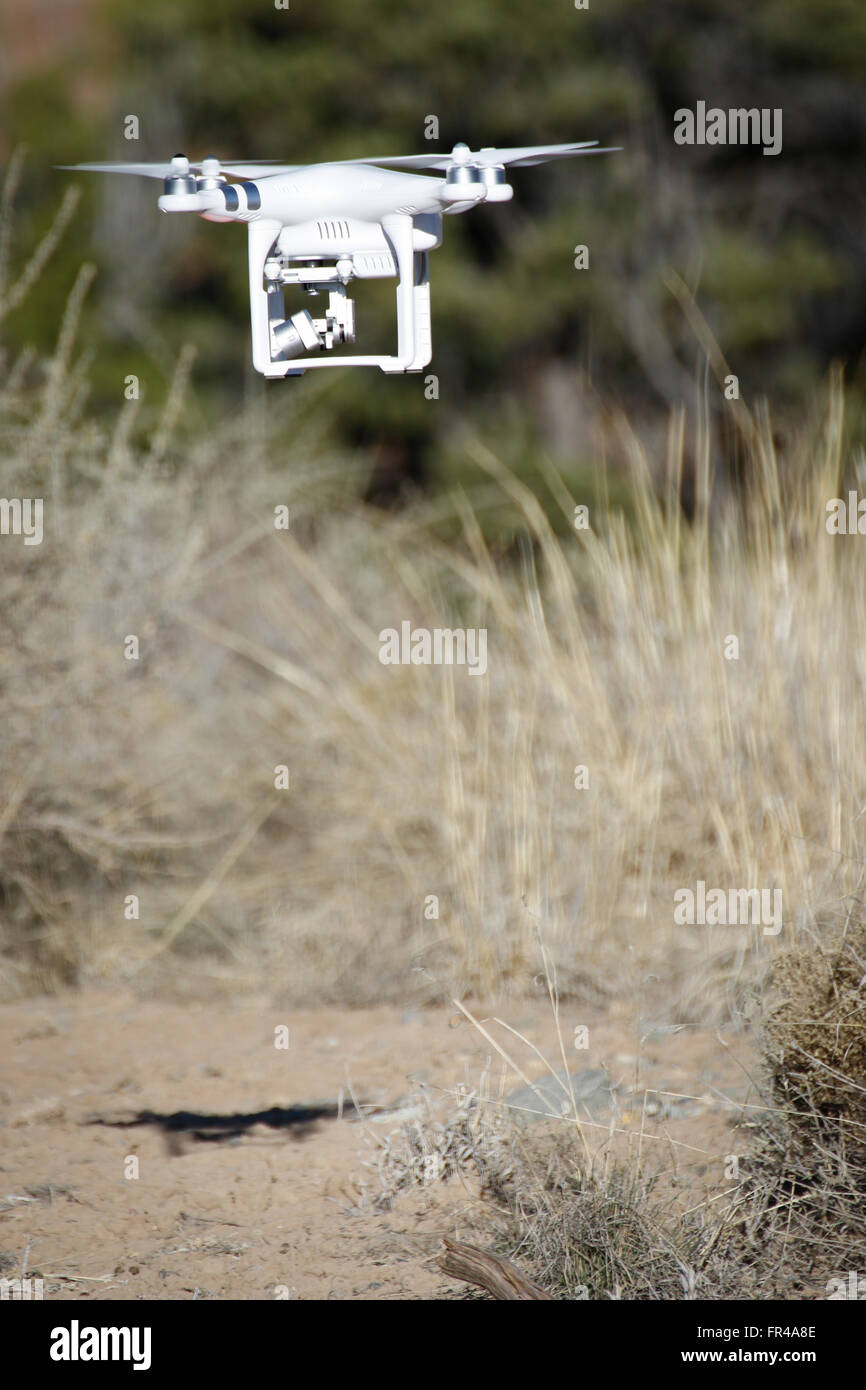 Object: Drone landing on the ground Stock Photo - Alamy