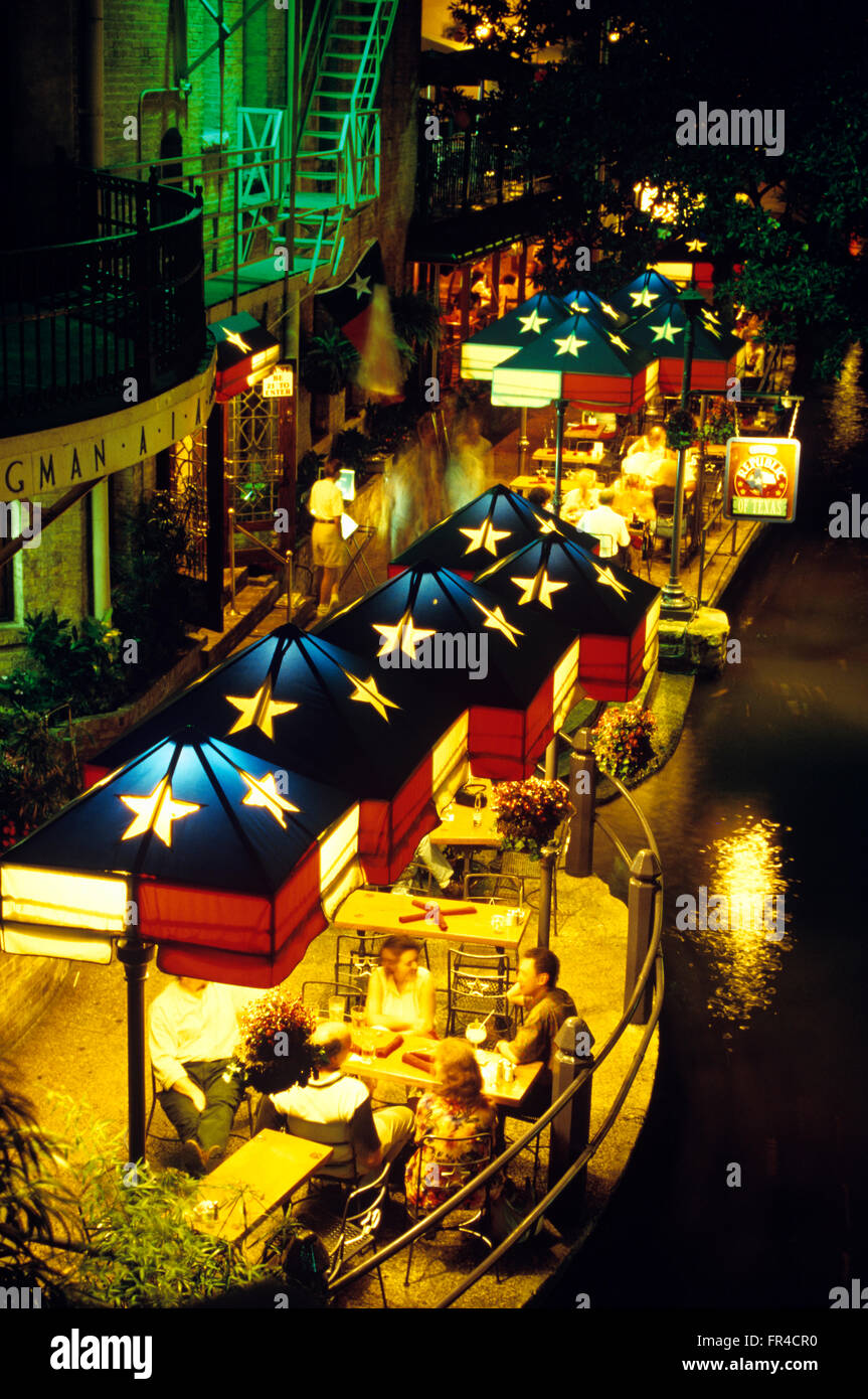 Paseo del Rio, or River Walk, is San Antonio's central attraction, San ...