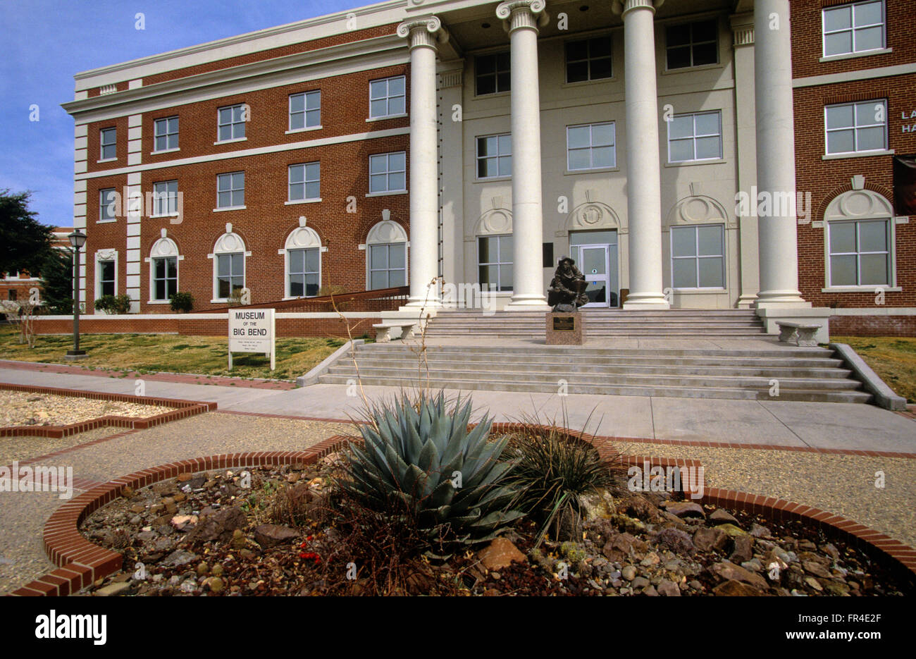 The Museum of the Big Bend at Sul Ross State University is fronted by ...