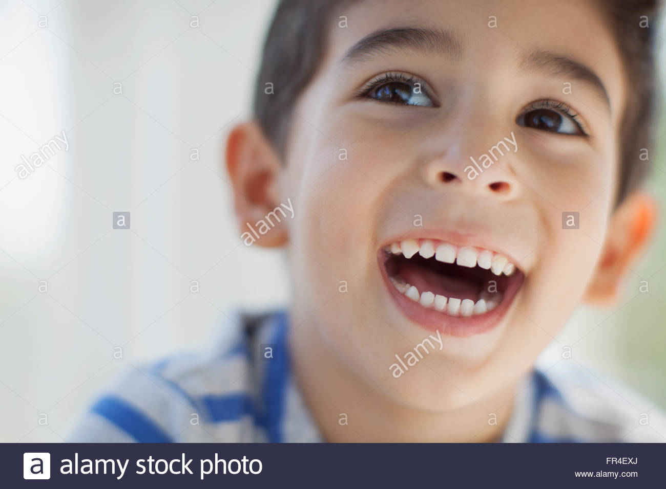 Child close up excited hi-res stock photography and images - Alamy