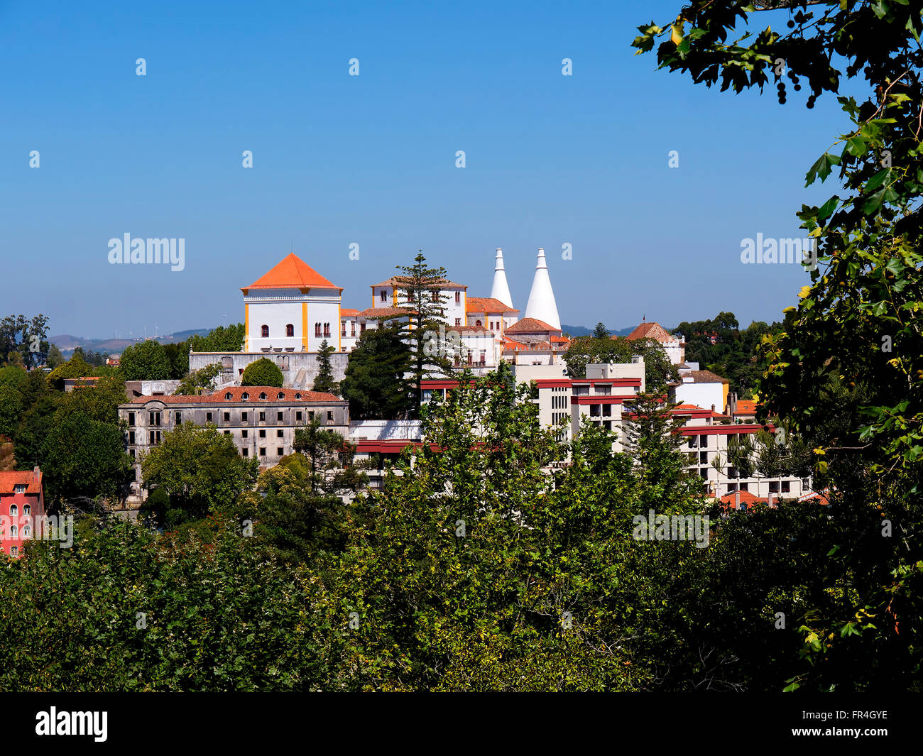 The Sintra National Palace also called Town Palace is located in the ...