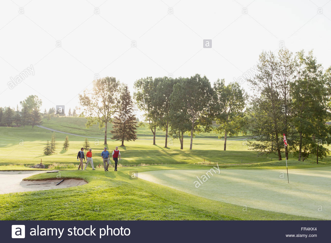 Four golfers hi-res stock photography and images - Alamy