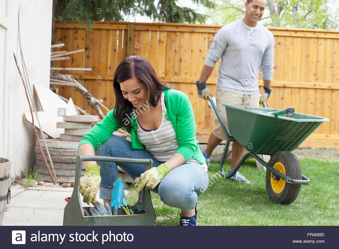 People Doing Yard Work