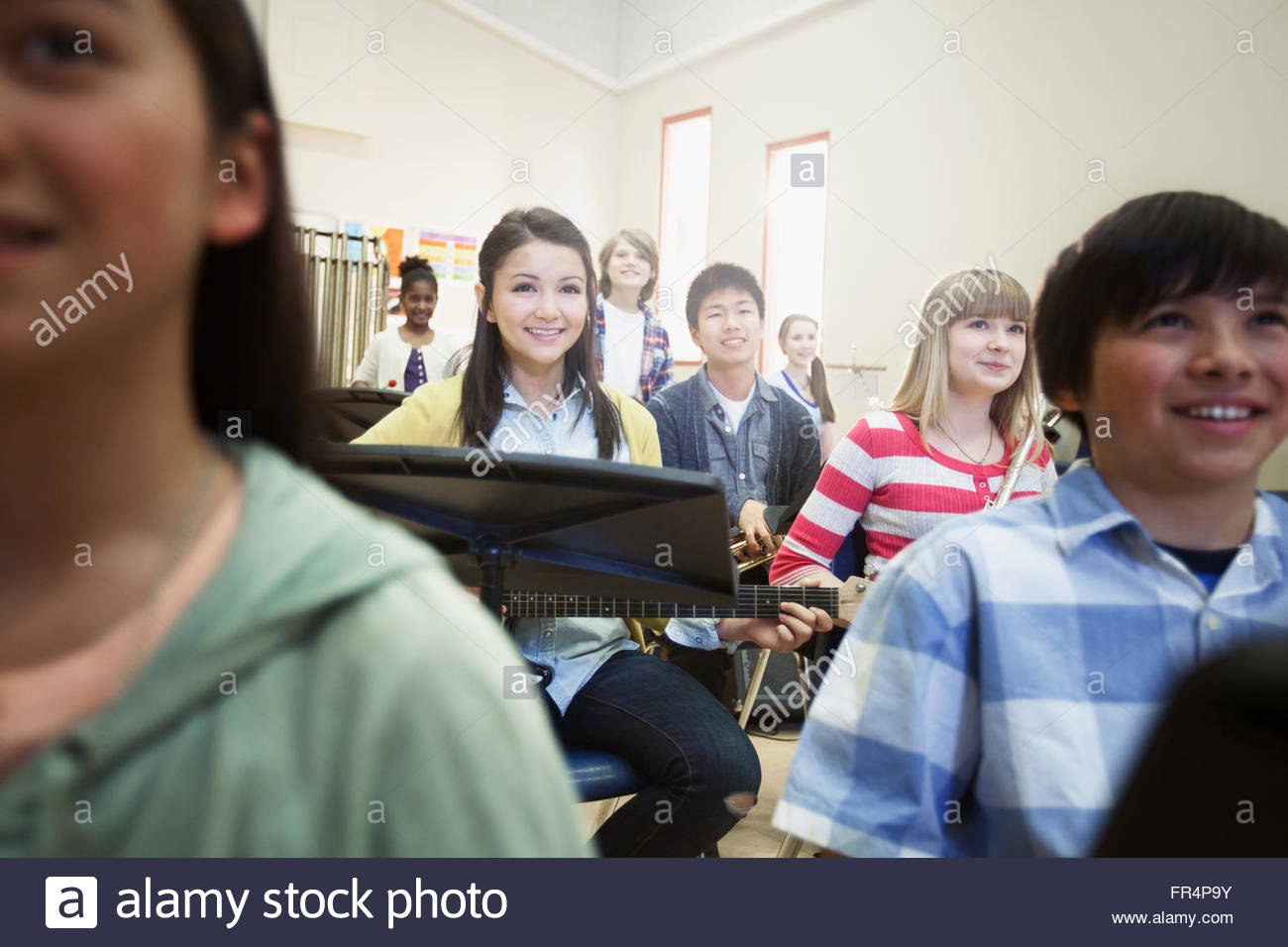 Black student students band hi-res stock photography and images - Alamy