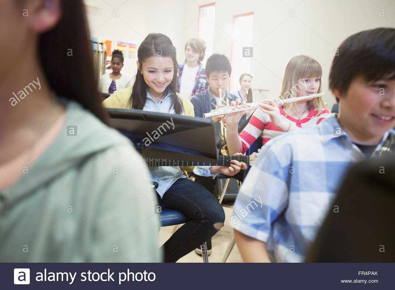 Black student students band hi-res stock photography and images - Alamy