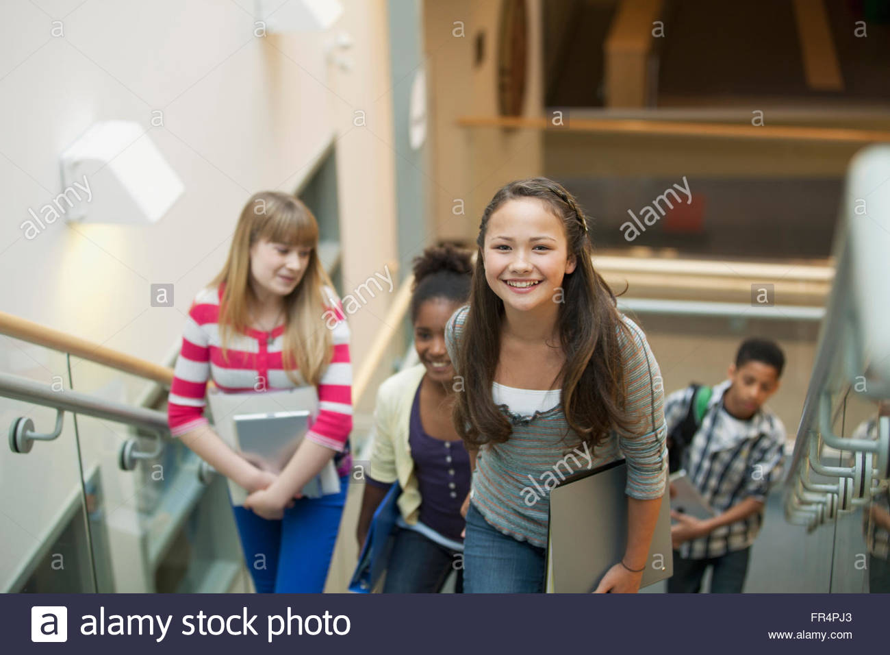 Friends Climbing Stairs Stock Photos & Friends Climbing Stairs Stock ...