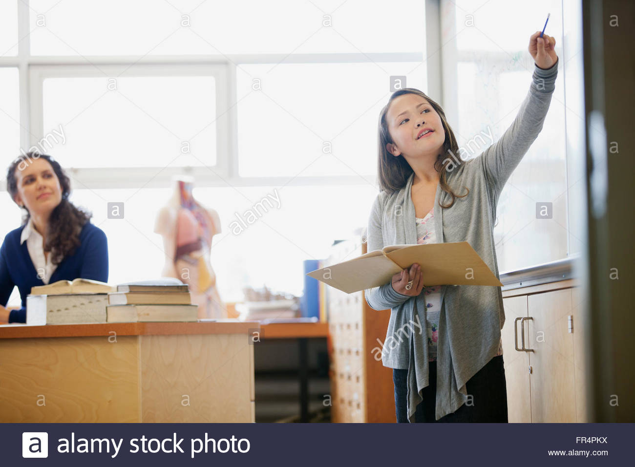 Two people giving a presentation hi-res stock photography and images ...