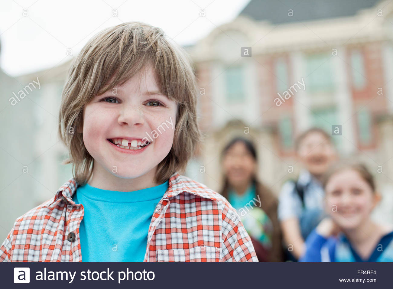 portrait of elementary student with classmates Stock Photo - Alamy