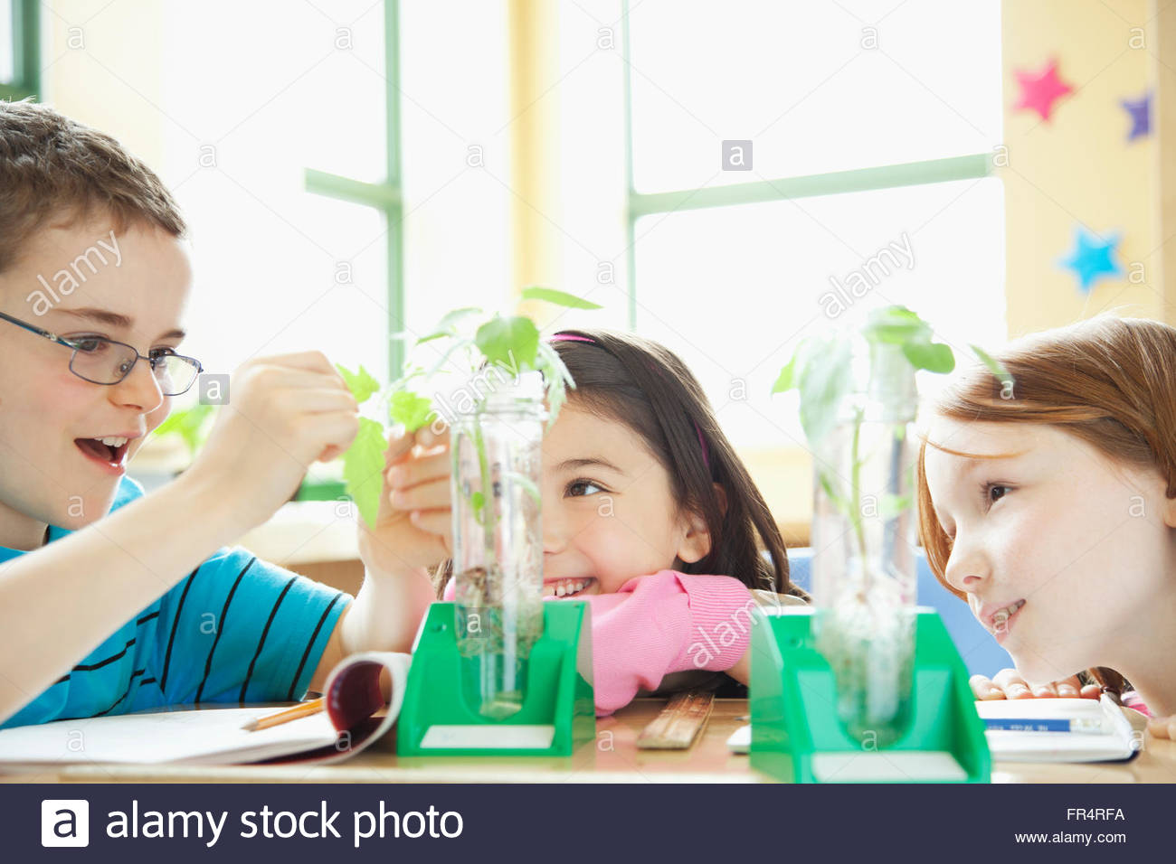 Child plant measure hi-res stock photography and images - Alamy