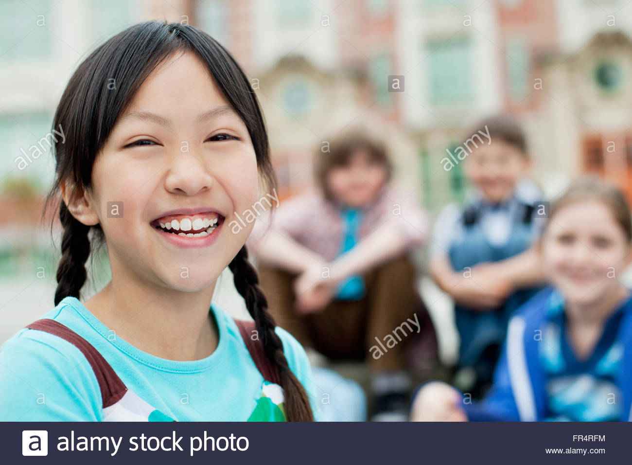 elementary students playing in gymnasium Stock Photo - Alamy