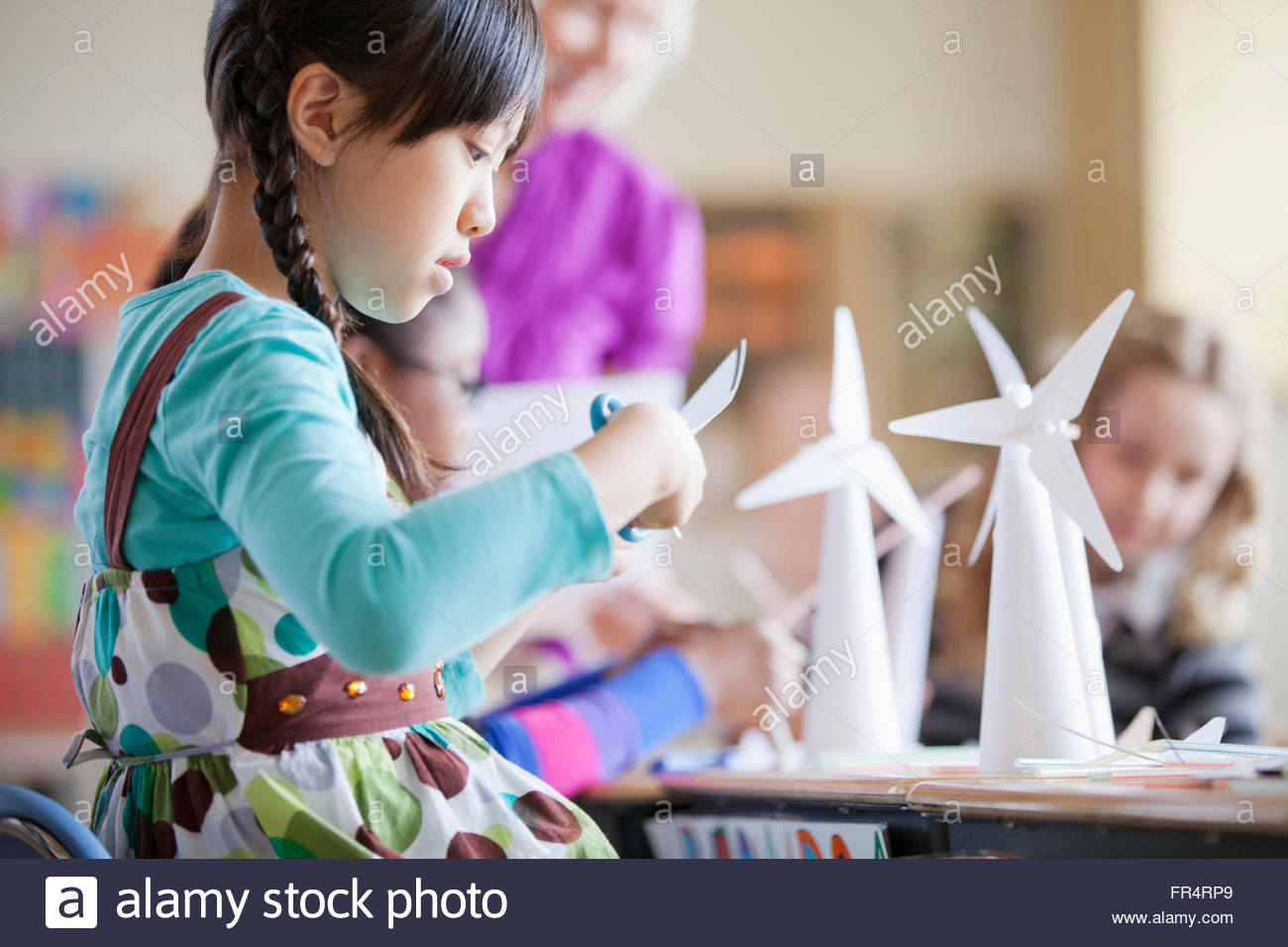 60s Female Teacher And Classroom High Resolution Stock Photography and ...