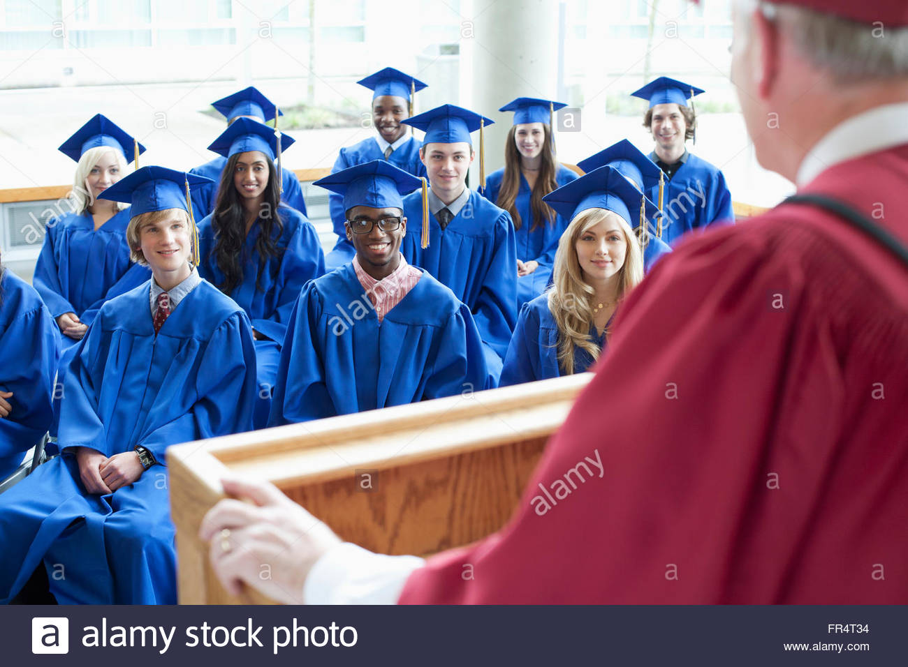 American graduation ceremonies hi-res stock photography and images - Alamy