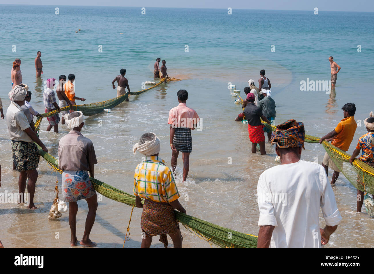 Seine fishing of Kerala Stock Photo - Alamy
