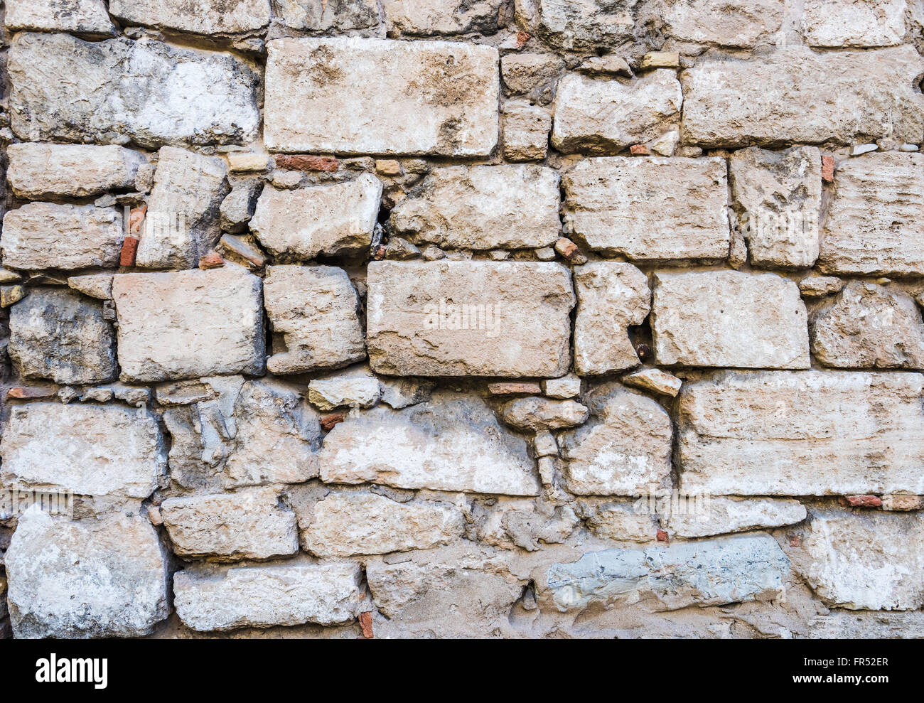 brick and stone wall background Stock Photo - Alamy