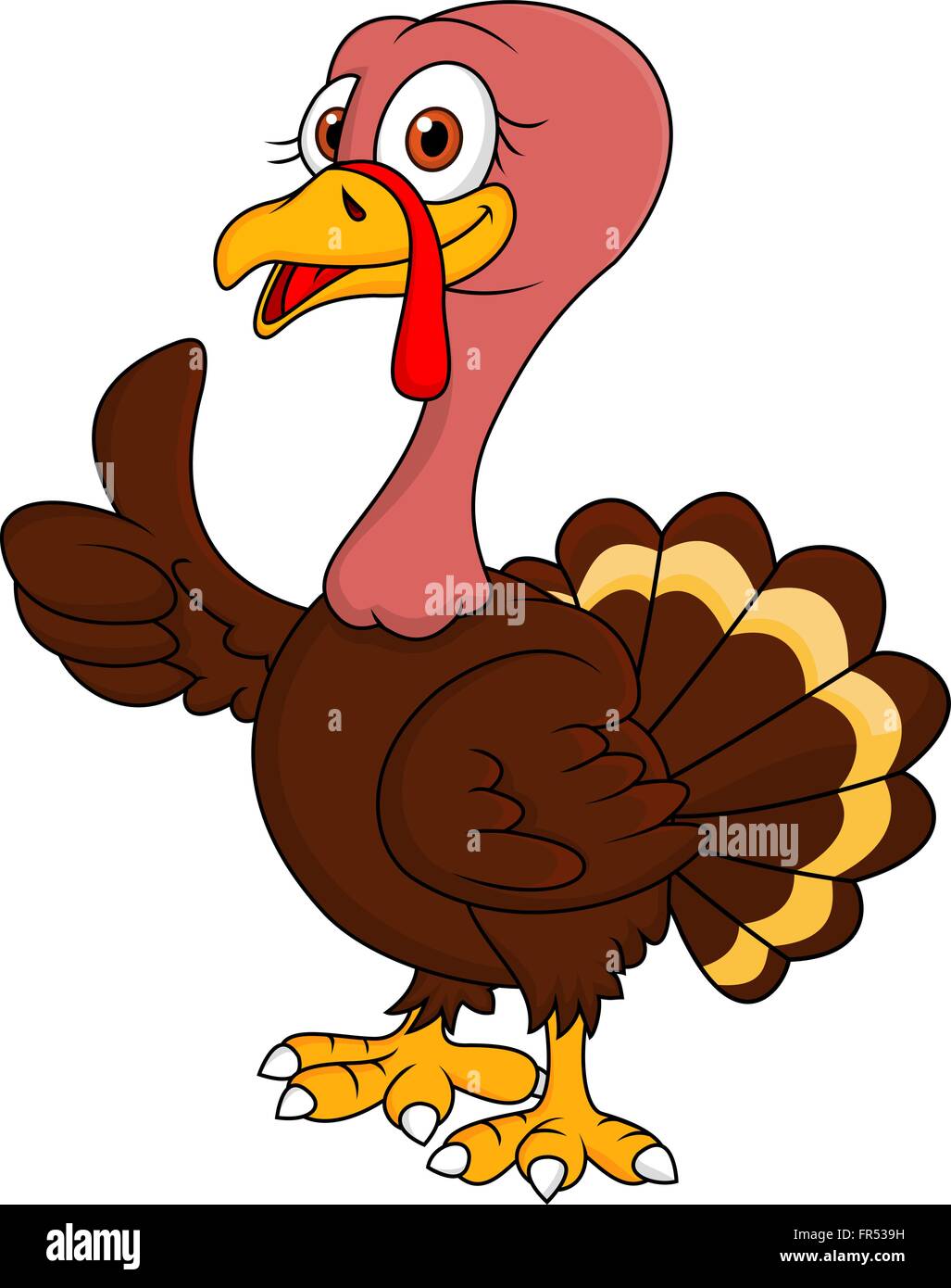 Turkey cartoon with thumb up Stock Vector Image & Art - Alamy