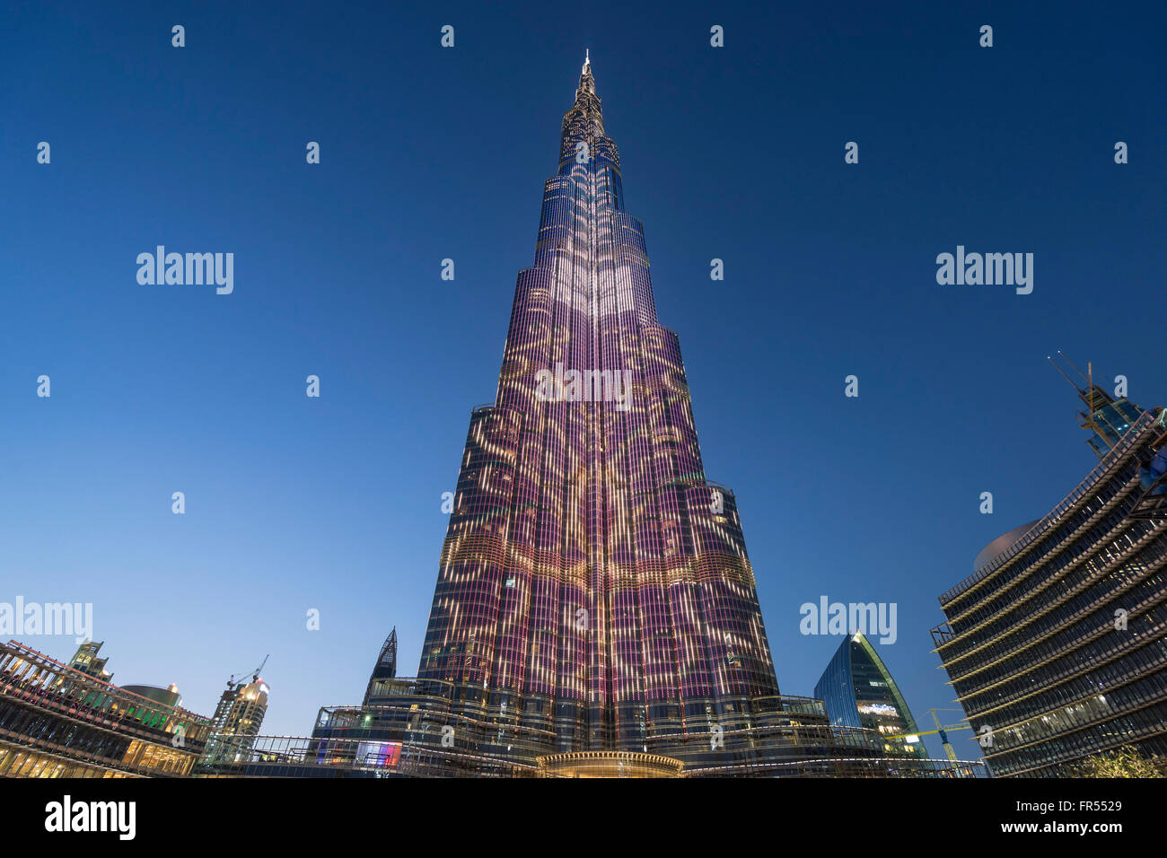 Burj khalifa facade on hi-res stock photography and images - Alamy