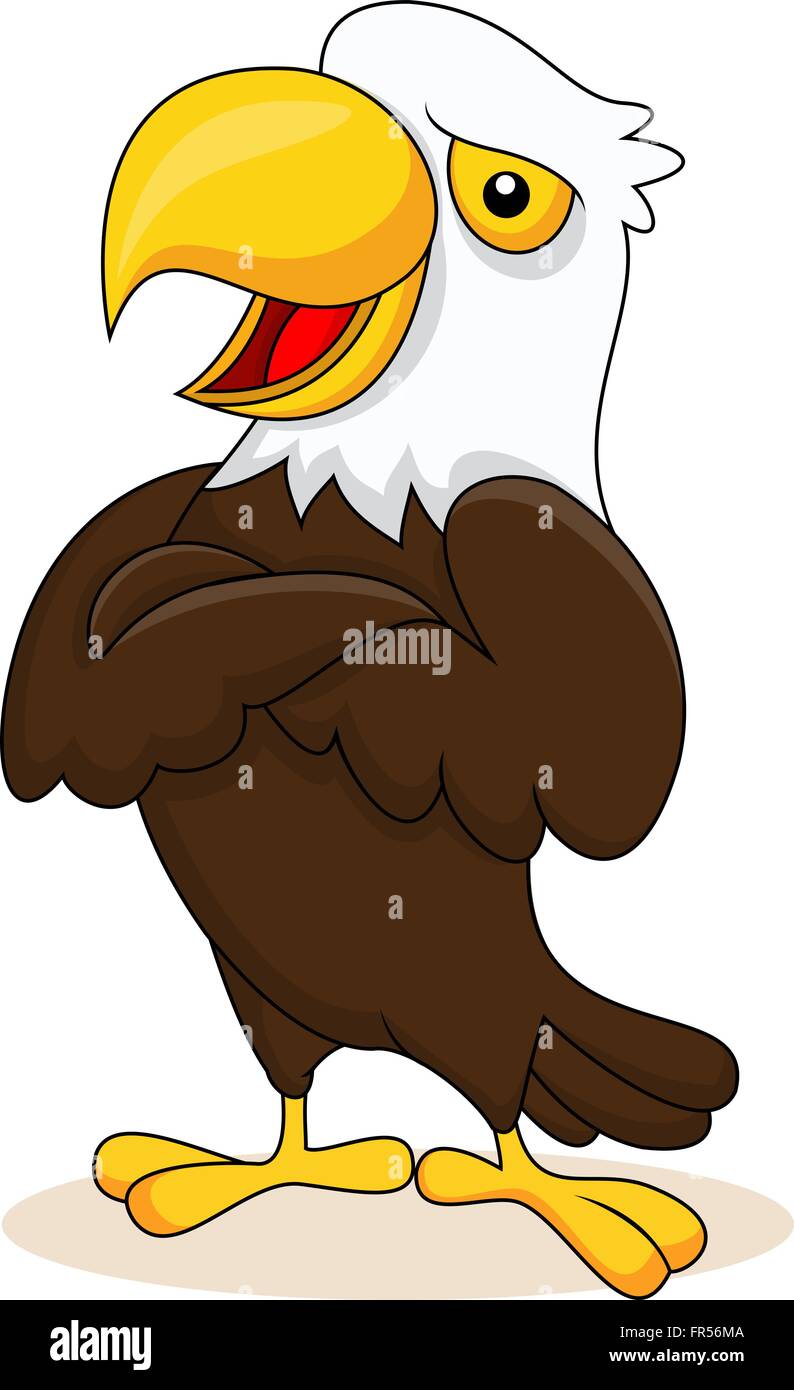 Eagle cartoon posing Stock Vector Image & Art - Alamy