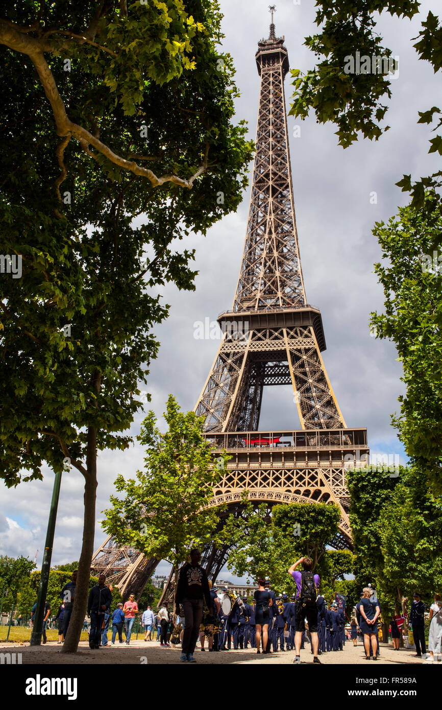 Eifel tower in Paris France Stock Photo - Alamy