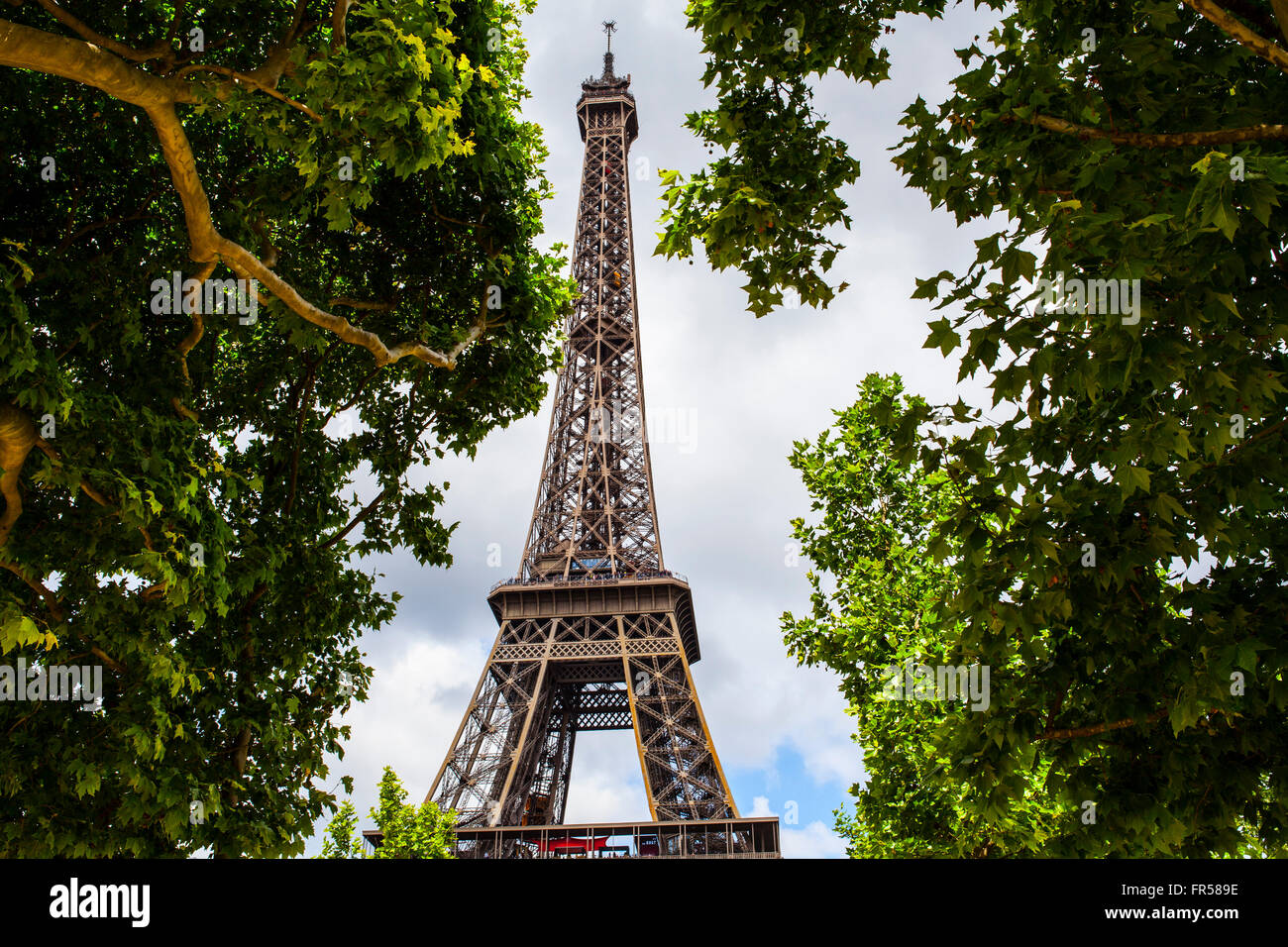 Eifel tower in Paris France Stock Photo - Alamy