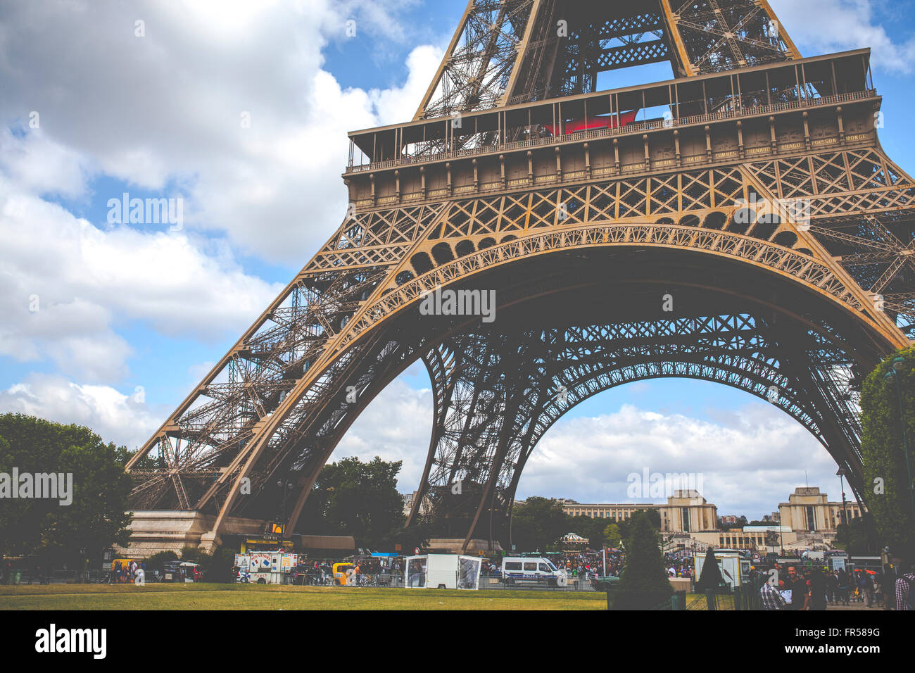 Eifel tower in Paris France Stock Photo - Alamy
