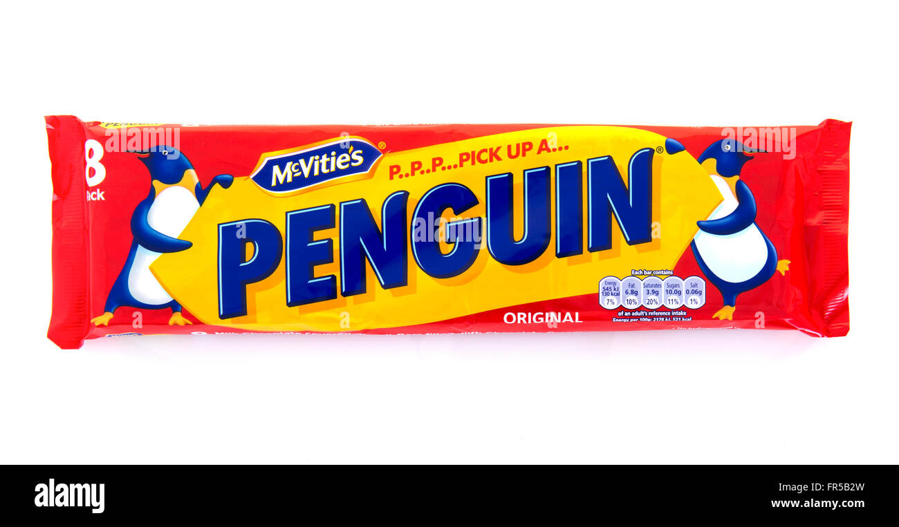 Penguin chocolate biscuits hi-res stock photography and images - Alamy